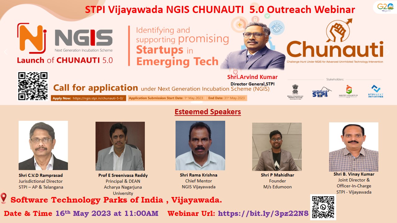 OUTREACH Webinar ON NGIS & CHUNAUTI 5.0 – Vijayawada – NGIS