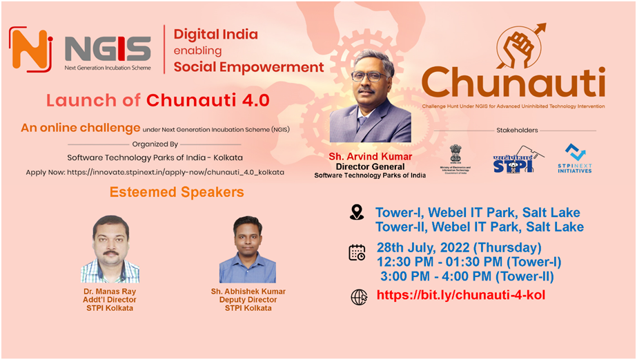 Outreach Webinar for NGIS & CHUNAUTI 4.0 Conducted at Tower II, Webel ...