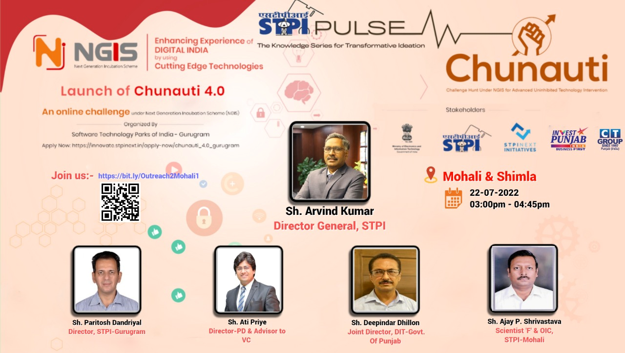 Outreach Webinar for NGIS & CHUNAUTI 4.0 Conducted at Mohali – NGIS