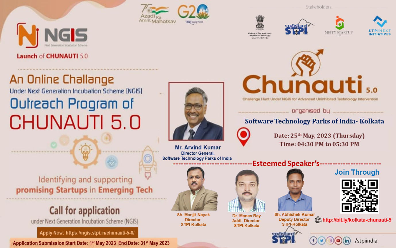 OUTREACH SESSION ON NGIS & CHUNAUTI 5.0 – Kolkata – NGIS