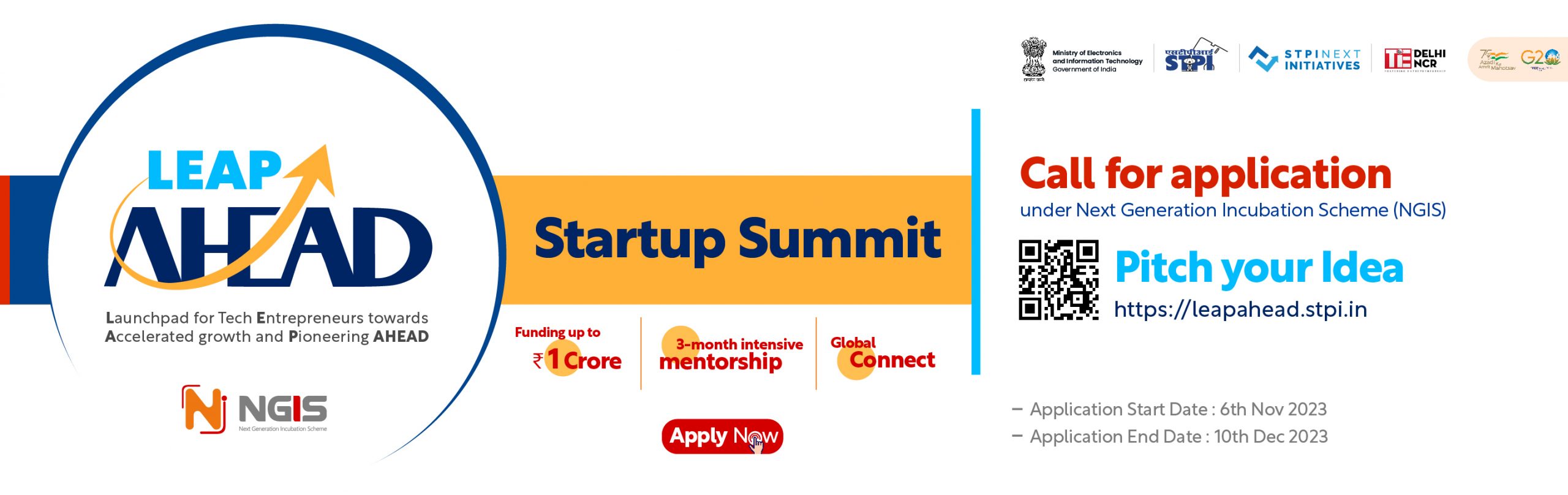 LEAP AHEAD STARTUP SUMMIT – VIJAYAWADA (STARTU PITCHING) – NGIS